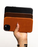 Tan Premium leather iPhone Case - iPhone 15 Series