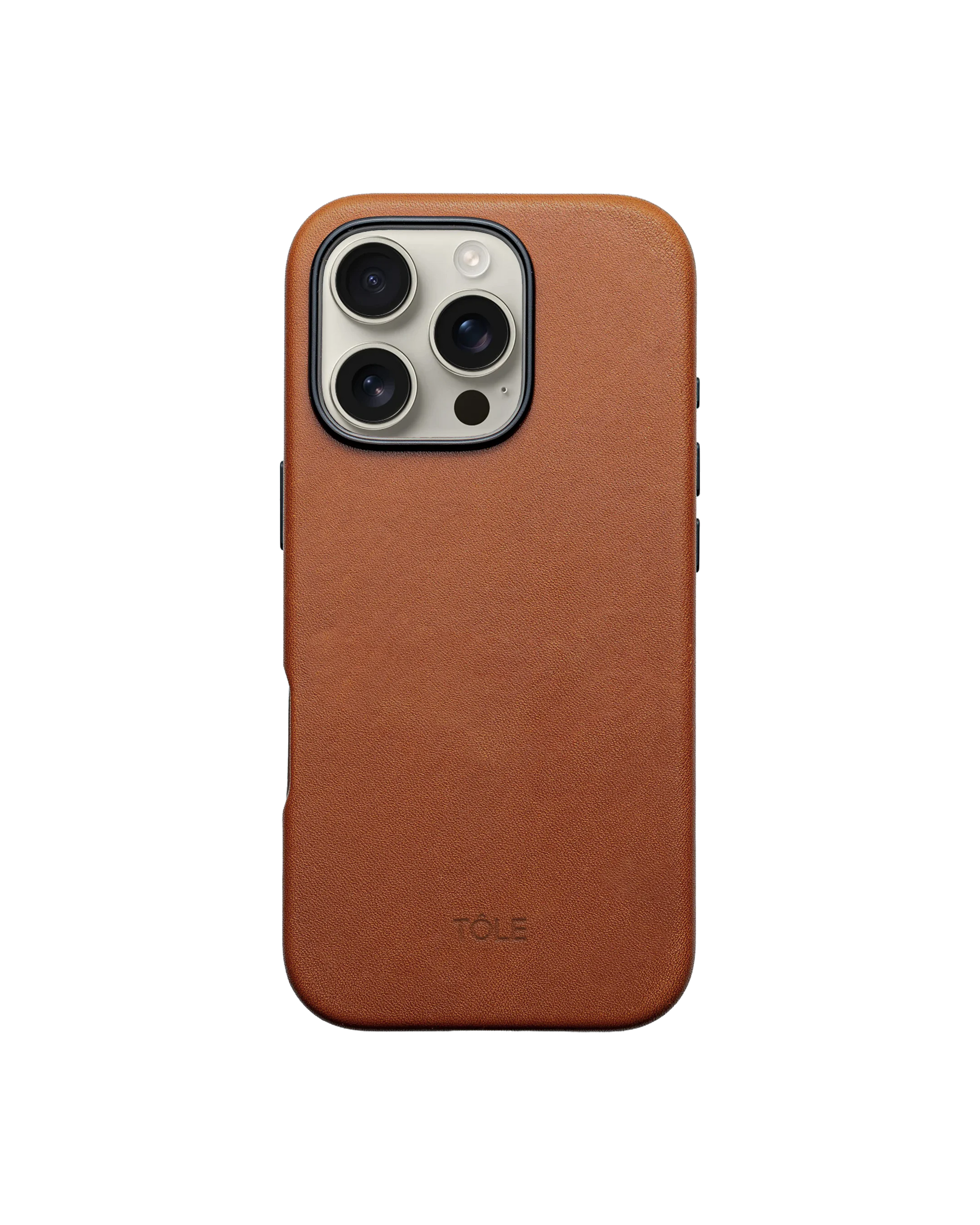 Tan Premium leather iPhone Case - iPhone 16 Pro Max